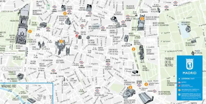 Turismo madrid mapa para explorar la capital | Mi Mundo por el Mundo